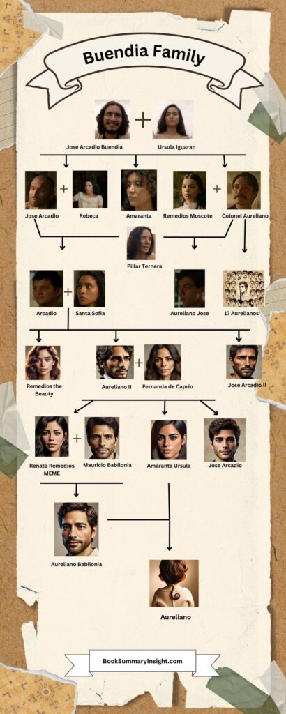 One Hundred Years of Solitude Family Tree - Book Summary Insight